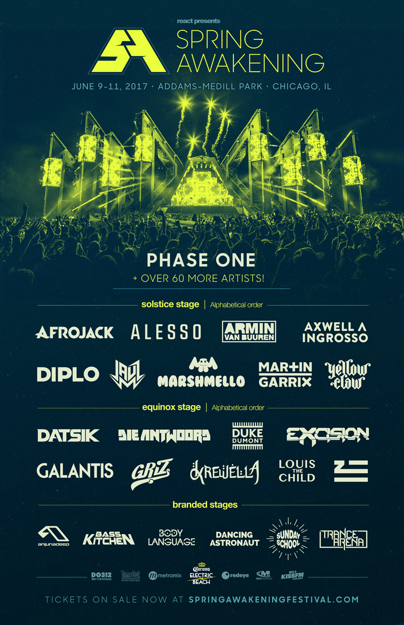 Spring Awakening 2017 Phase One Lineup Announced - Radikal Records